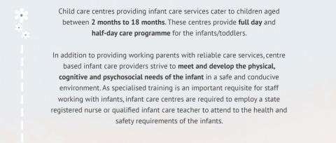 Infant Care Singapore | Infant Care Fees, Price and Subsidy