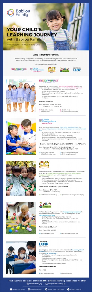 Babilou Family Singapore - Skoolopedia